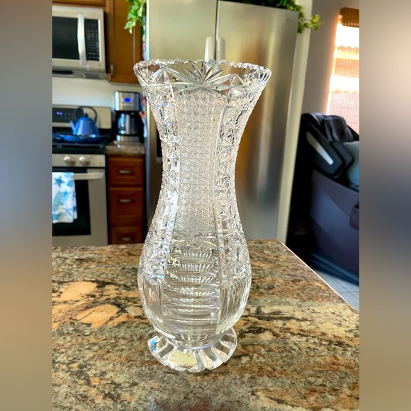 Accents | Vintage Lead Crystal Vase | Poshmark